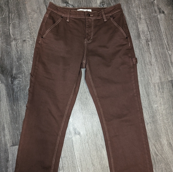 Altar'd State | Jeans | Alterd State Mocha Cargo 9s Style Cargo Jeans ...
